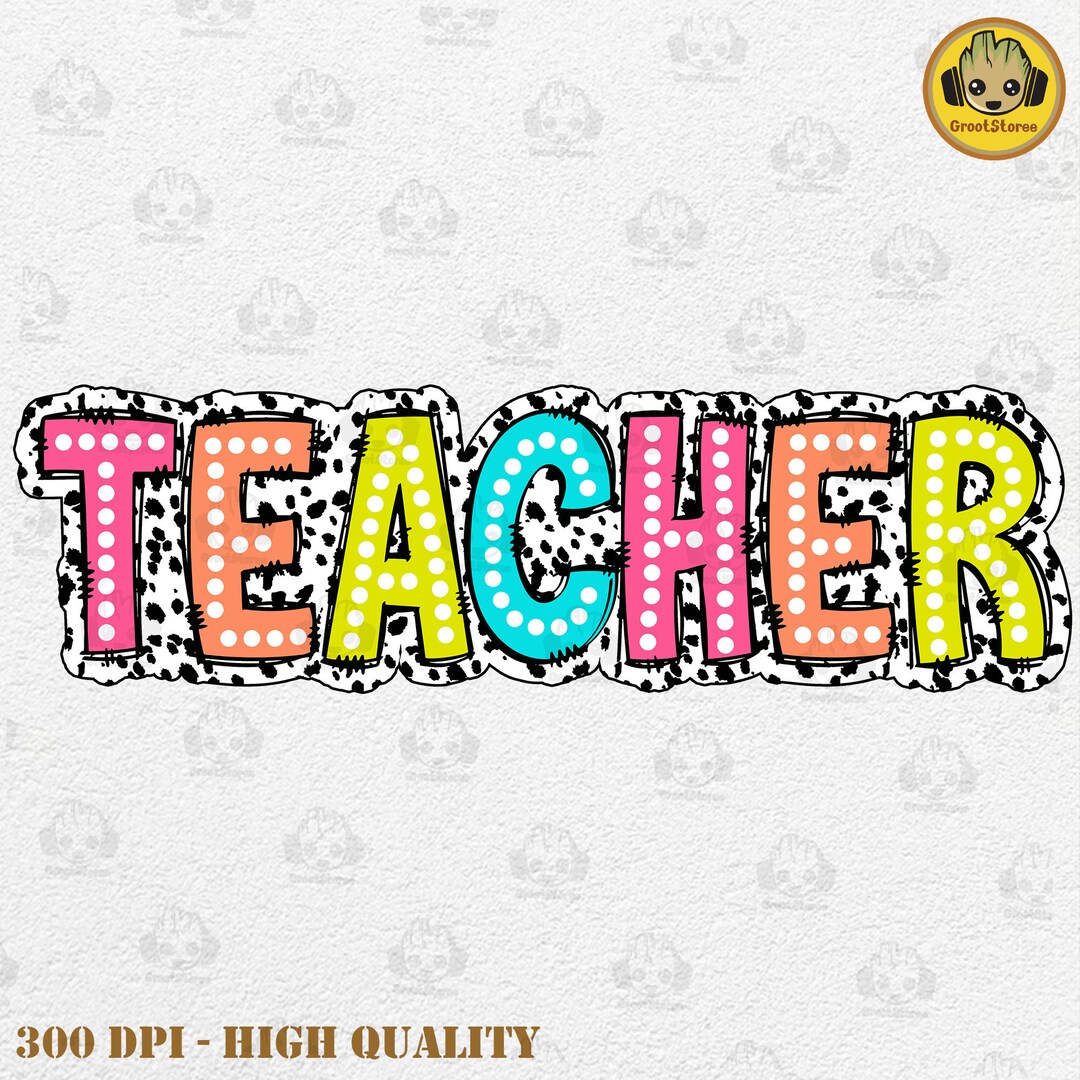 Teacher Dalmatian Png, Dalmatian Dots Png, Princial, Counselor, Librian ...