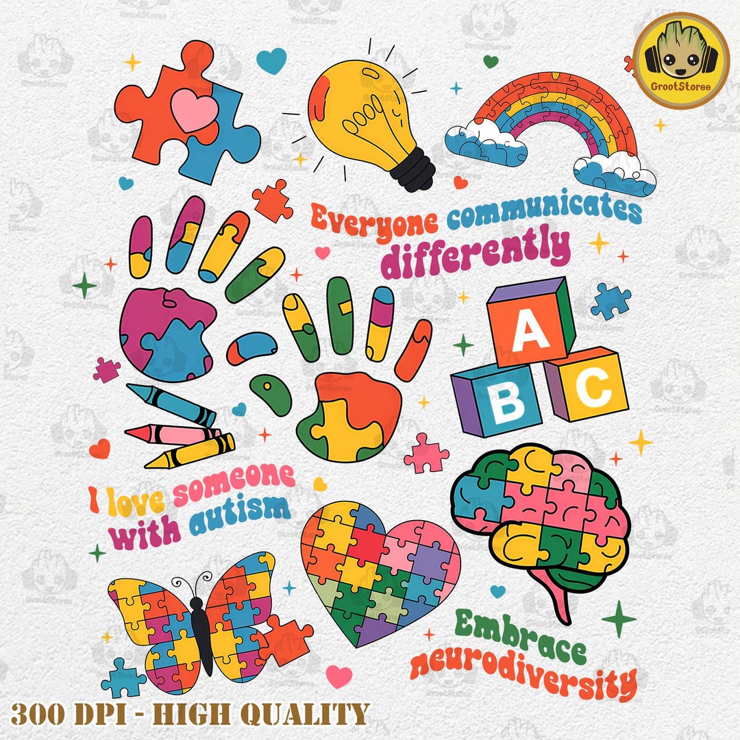 Autism Mama Png, Autism Support Squad Png, Autism Awareness Png ...