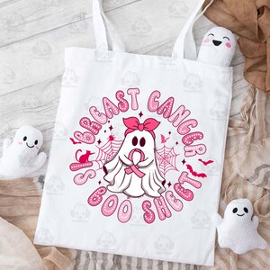 Breast Cancer is Boo Sheet Png, Retro Breast Cancer Png, Ghost Ribbon ...