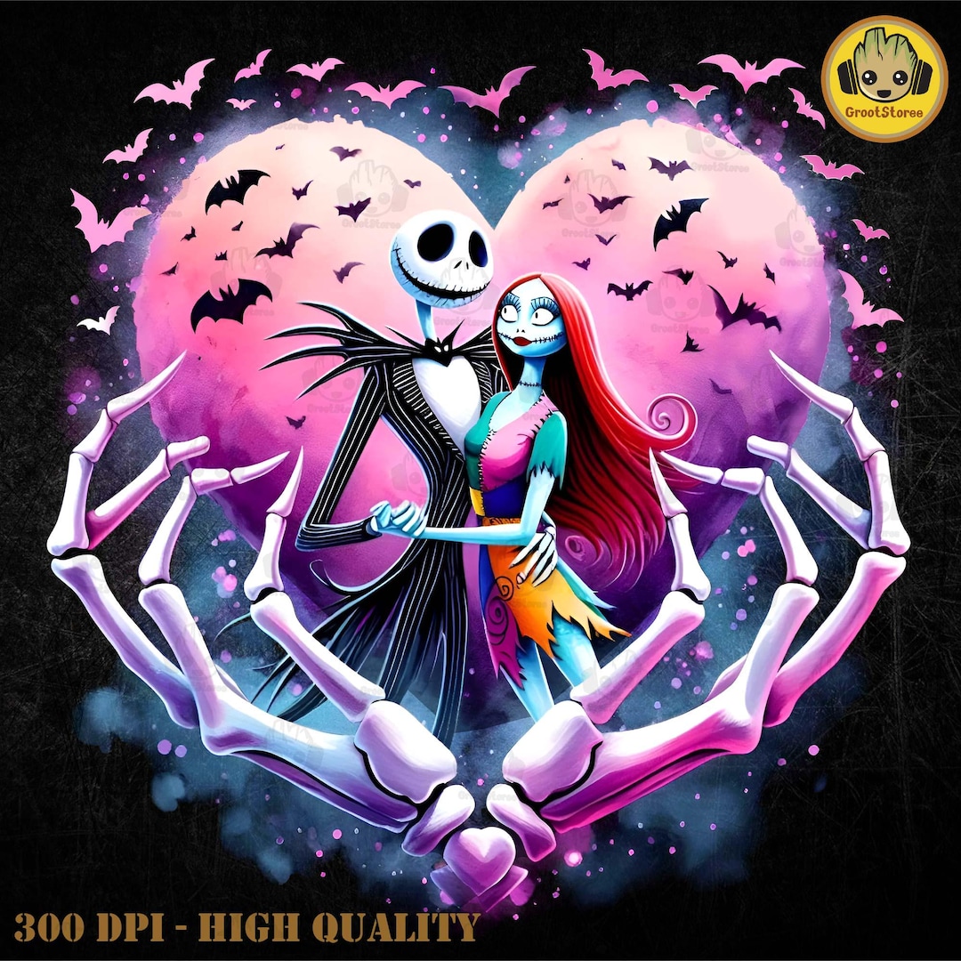 Nightmare Valentine Couple Png, Valentine Movie Couple Png, Halloween ...