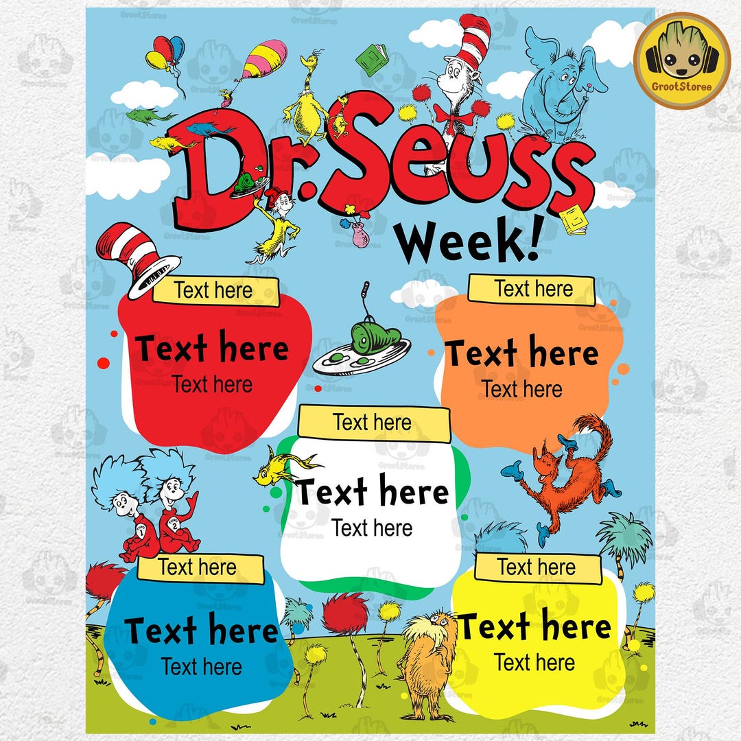 Read Across America Week 2025, Elementary Kids, School Spirit Week ...