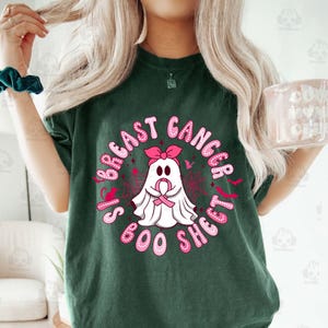 Breast Cancer is Boo Sheet Png, Retro Breast Cancer Png, Ghost Ribbon ...