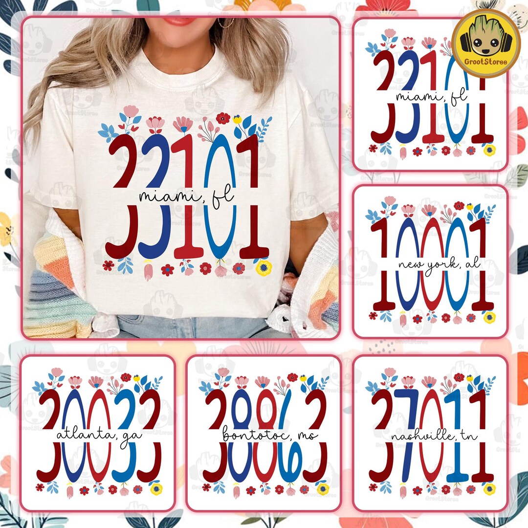 Custom Small Town Freedom Zip Code PNG, America Custom City Name Png ...