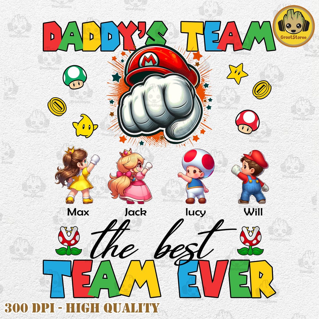 Super Daddio Png, Custom Name Kids Father’s Day Gift Png, Happy Father ...