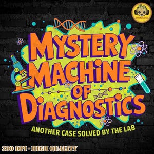 Lab Week 2025 Png, Mystery Machine Png, Mystery Machine of Diagnostics ...