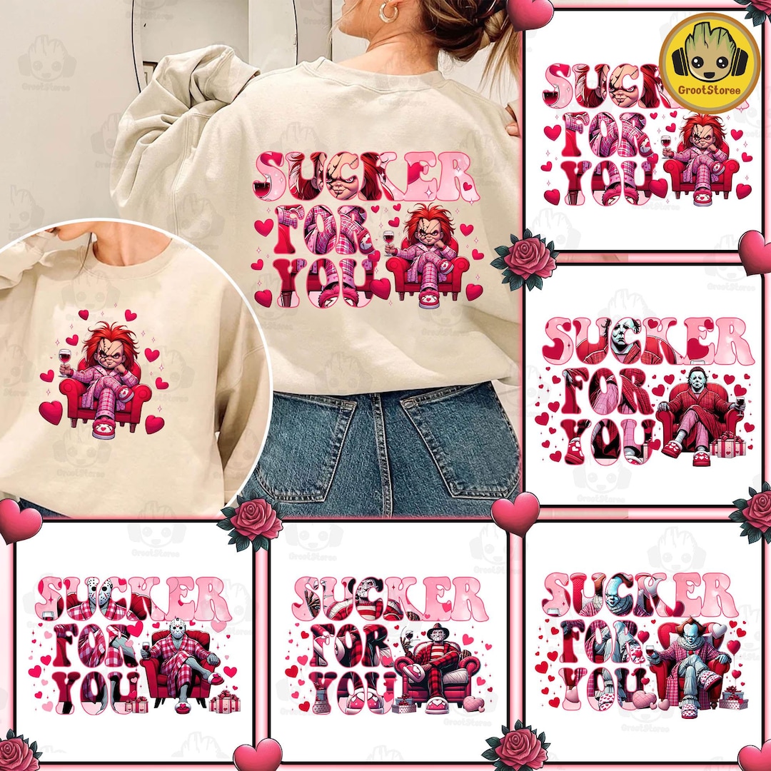 Valentine Horror Cupid Png Bundle, Valentine Vibes Png, Horror ...