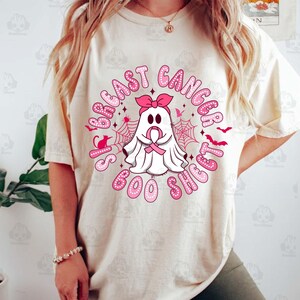 Breast Cancer is Boo Sheet Png, Retro Breast Cancer Png, Ghost Ribbon ...