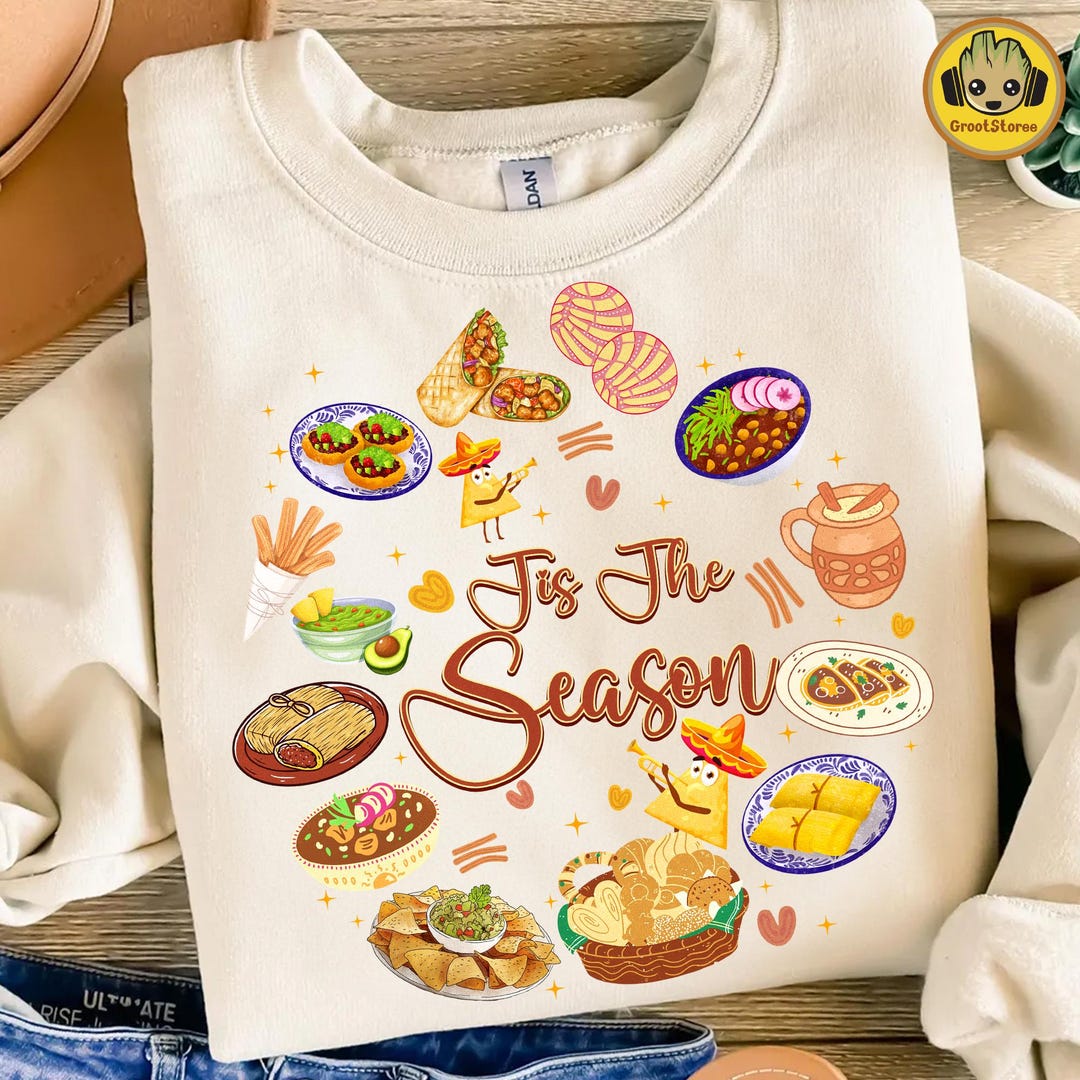 Retro Mexican Christmas PNG, Tis the Season Feliz Navidad Png, Pan ...