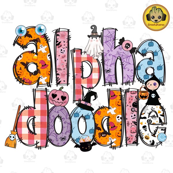 Spooky Letters Png - Etsy