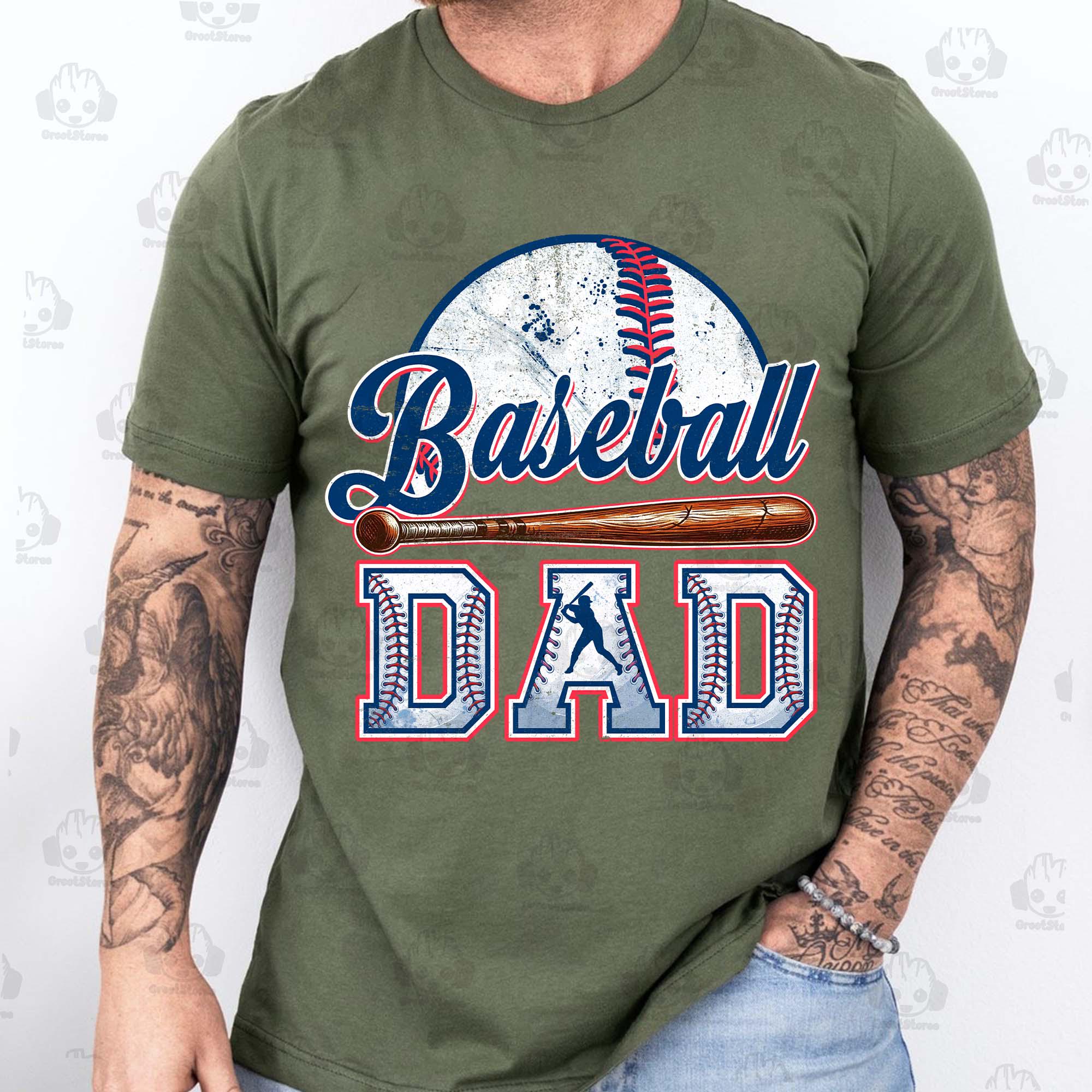 Retro Baseball Dad Png, Dad Shirt Design, Gift for Dad, Game Day Shirt ...