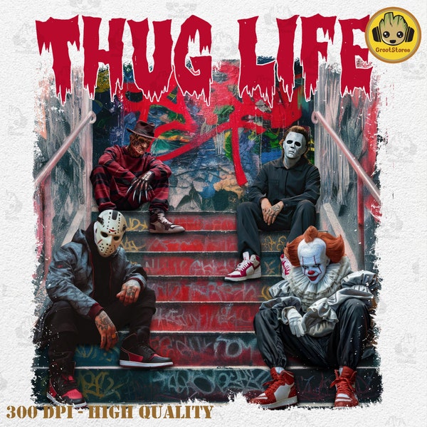 Horror Thug Life Svg Etsy