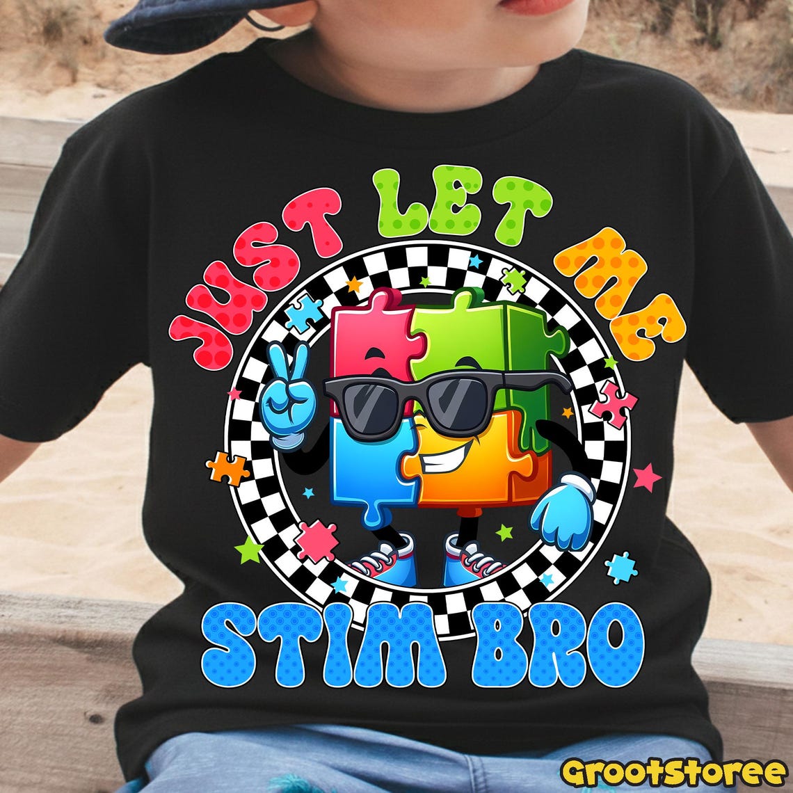 Just Let Me Stim Bro Png, Autism Awareness Png, Special Education ...