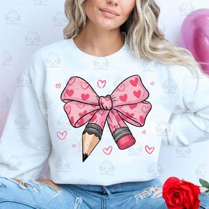 Valentine Coquette Teacher Png, Teacher Valentine Png, Teacher Coquette ...