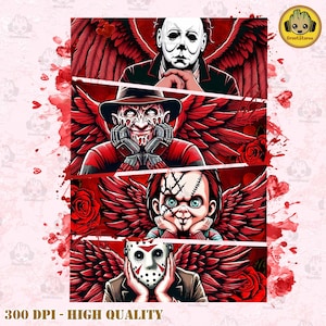 Horror Cupid Png, Be My Valentine Png, Horror Killer Valentine Png ...