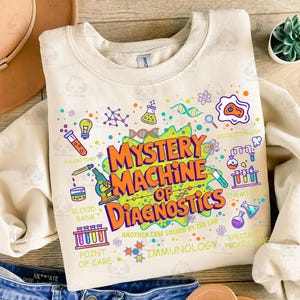 Funny Lab Week Png, Mystery Machine Png, Mystery Machine of Diagnostics ...