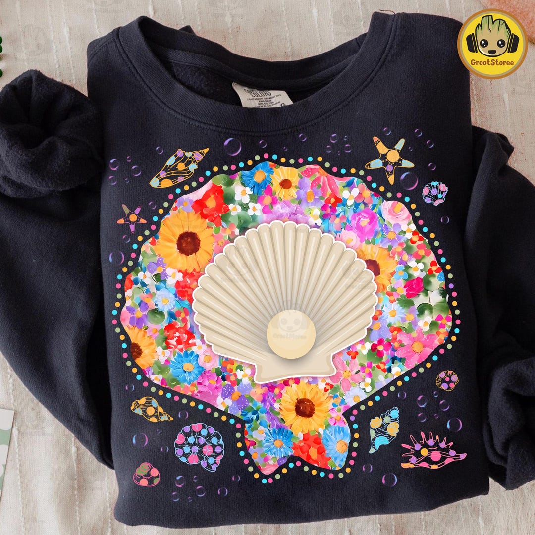 Preppy Seashells Png, Summer Vibes Png, Retro Floral Summer Png, Ocean ...