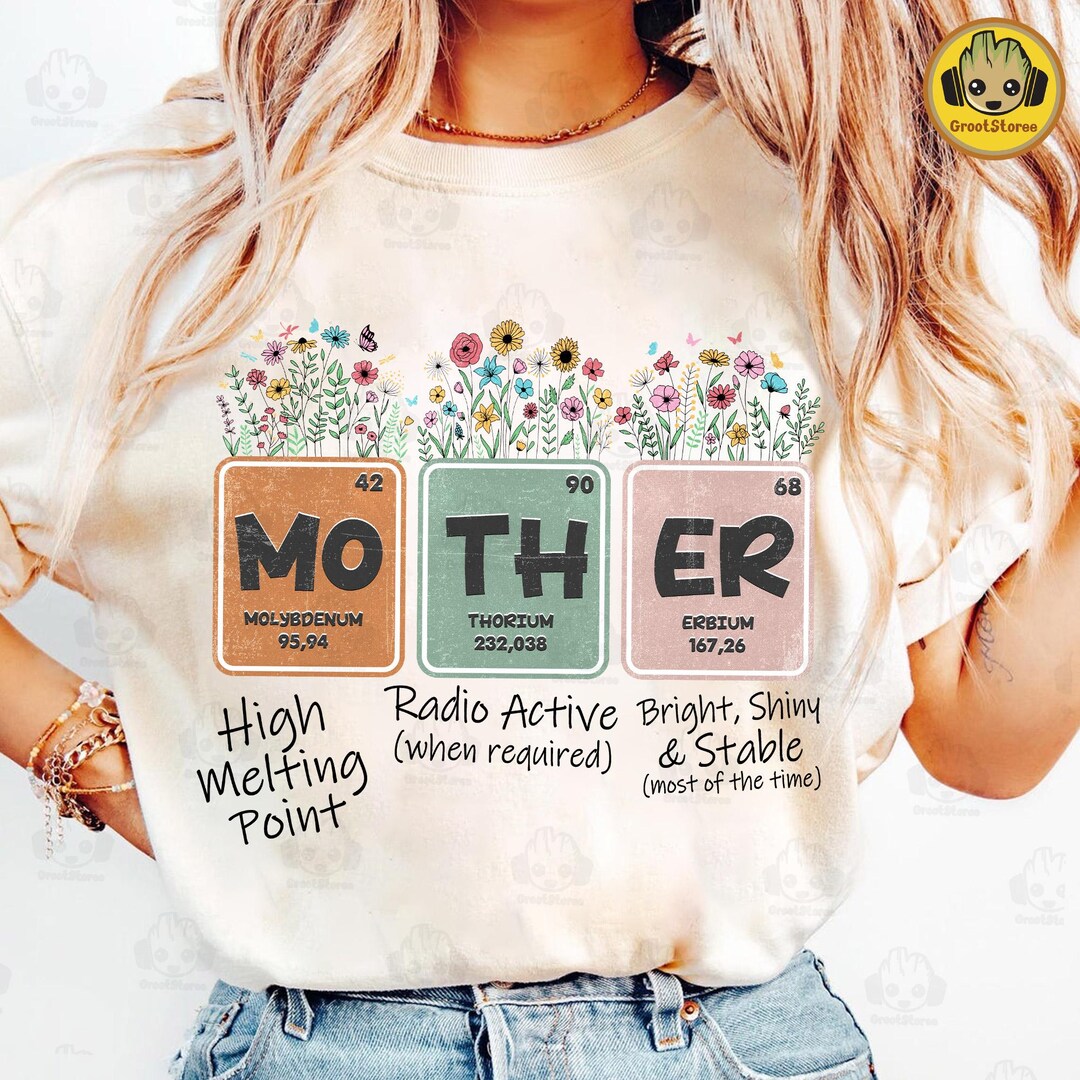 Mother Periodic Table Png, Mother the Essential Element Png, Funny ...