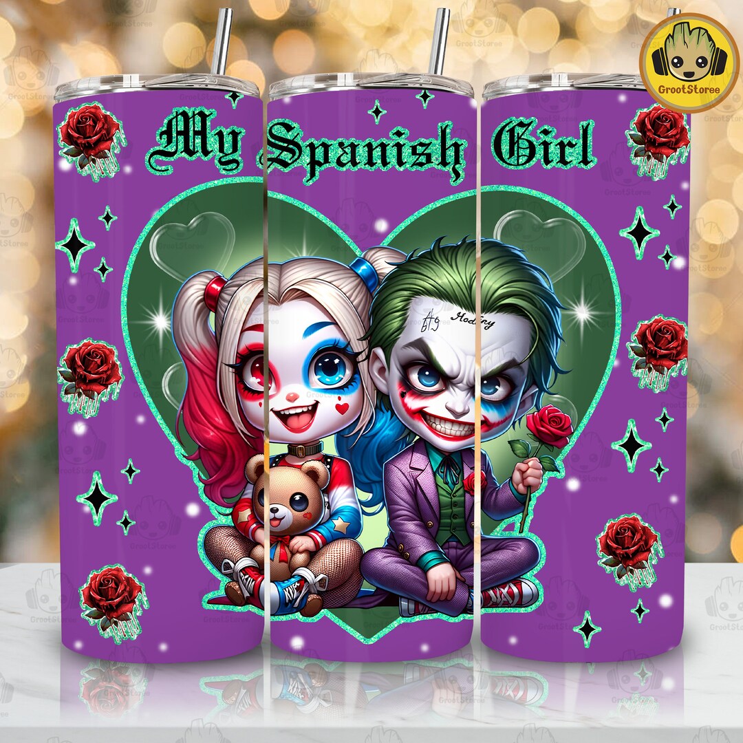 Chicano My Spanish Girl Couple Cholo Couple 20oz Tumbler Wrap PNG ...