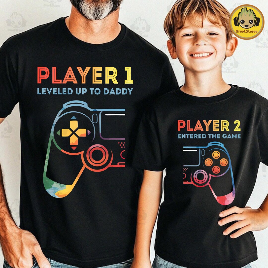 Retro Video Games Dad Png, Leveled up to Daddy Png, Entered the Game ...
