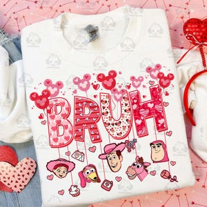 Valentine Bruh Toy Cartoon Valentine Png, His and Hers Png, Happy ...