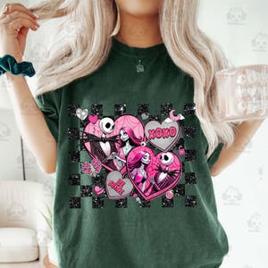 Pink Nightmare Valentine Couple Png, Valentine Movie Xoxo Png ...