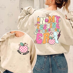 CUSTOM in My Testing Coordinator Era Png, Cool Teacher Era Png, Custom ...