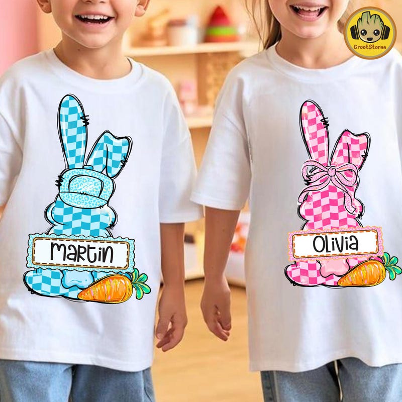 Easter Custom Kids Shirt - Etsy