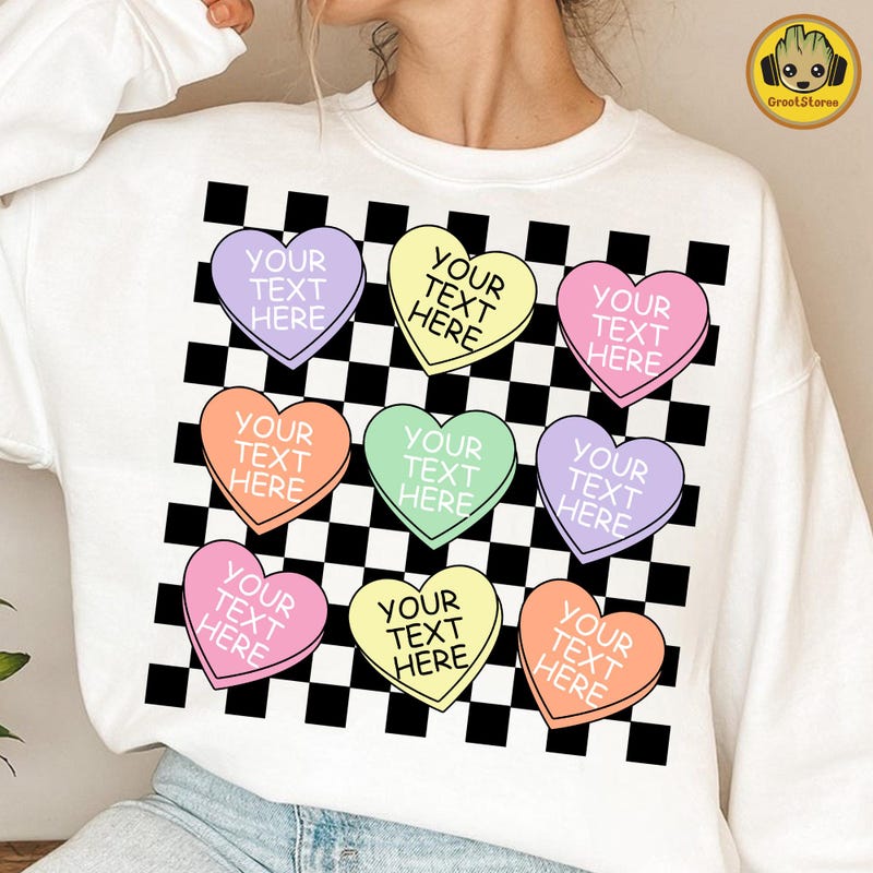 Sweethearts Candy Valentine Clipart - Etsy