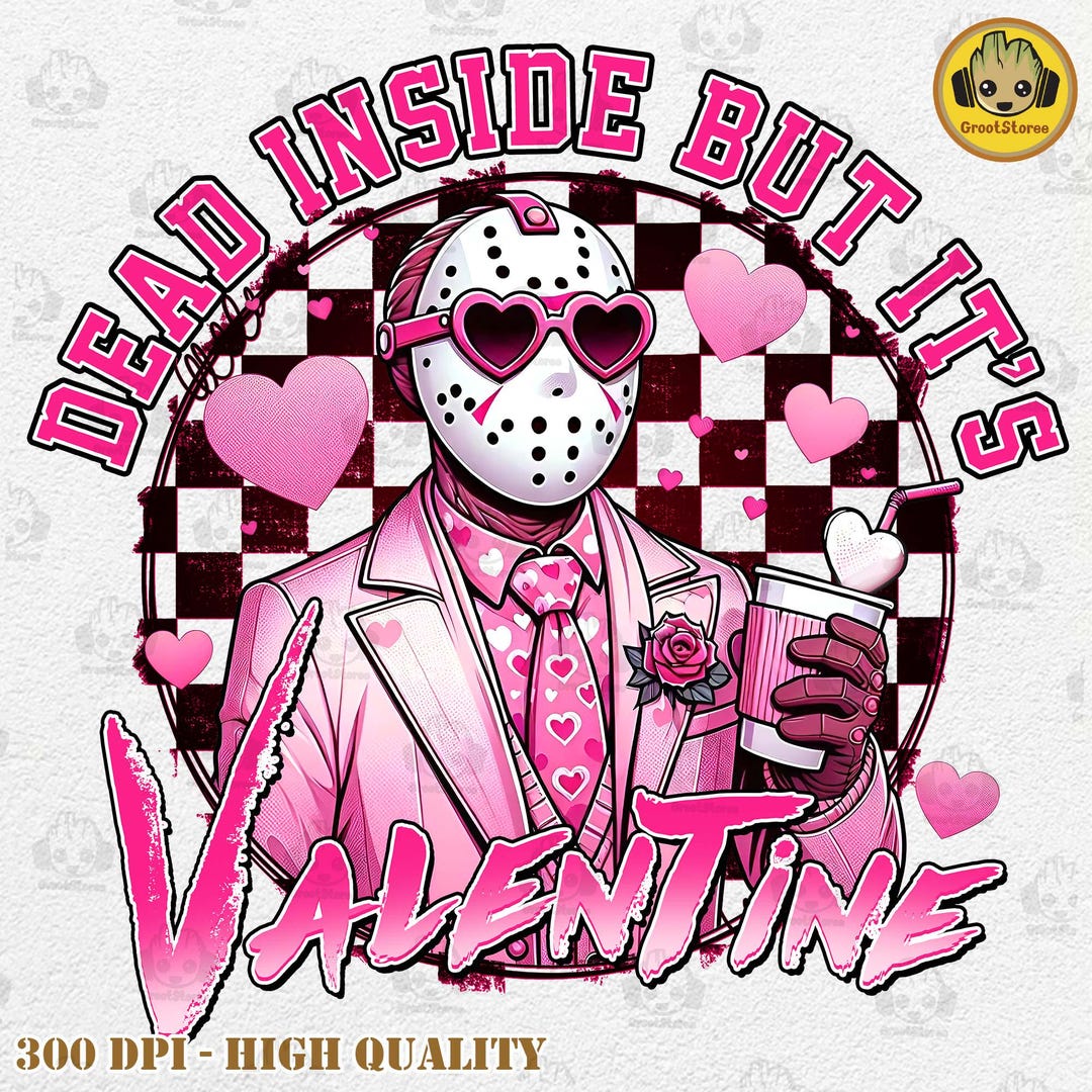 Funny Dead Inside but Its Valentines Day Png, Anti Valentine Club ...