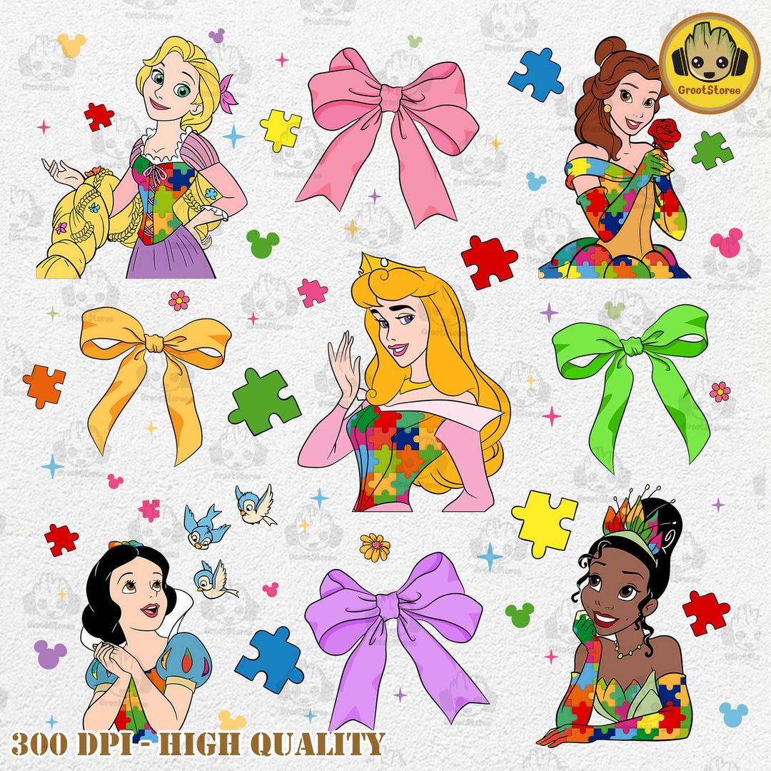 Autism Princess Coquette Png, Autism Kids Shirt Png, Princess Autism ...
