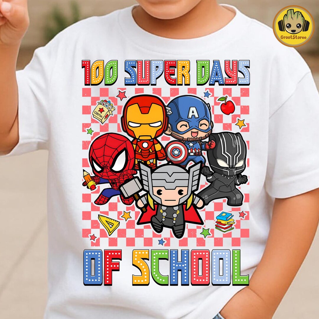 100 Days Cartoon PNG, 100 Days of School PNG, 100 Days Brighter Design ...