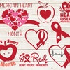 Heart Month/february Health Bulletin Board/door Decor Kit for Nurses ...