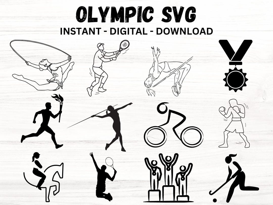 Olympic Svg, Olympic Bundle SVG, Olympic Png, Eiffel Tower, Paris ...