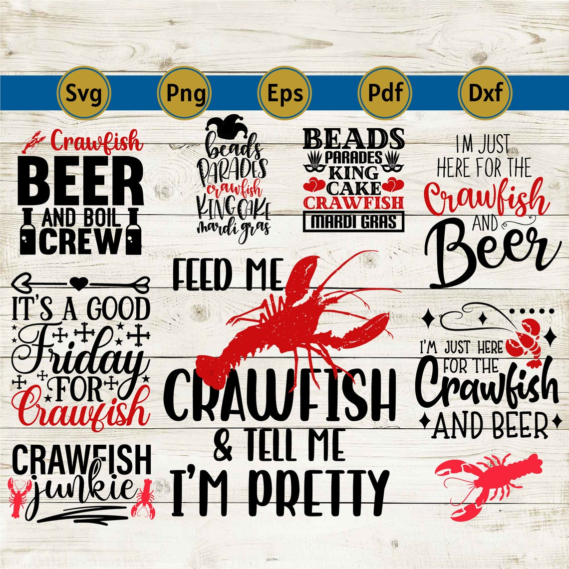 Crawfish Svg, Crawfish Png, Crawfish Shirt, Lobster Crab Svg, Crayfish ...