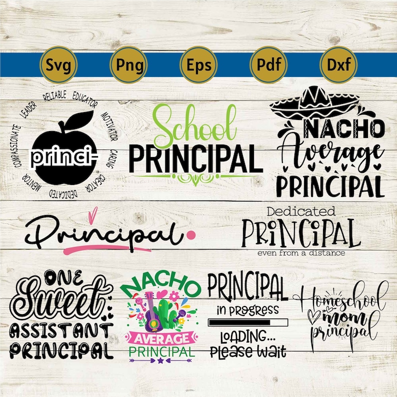 Principal Svg Principal Png Principal Clipart Principal - Etsy