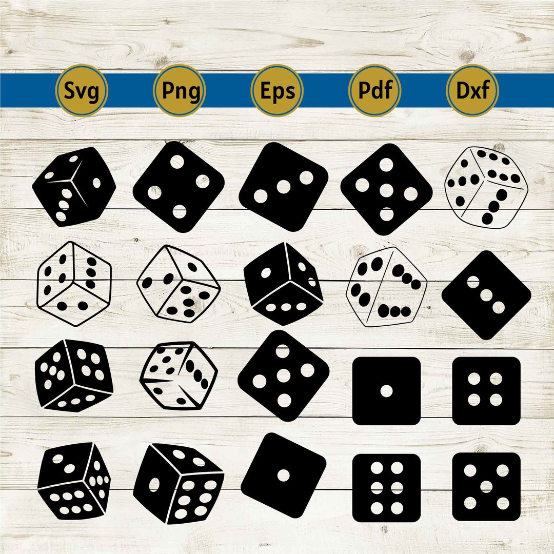Dice Svg, Casino Svg, Gambling Svg, Dice Png, Bunco Svg, Poker Svg ...
