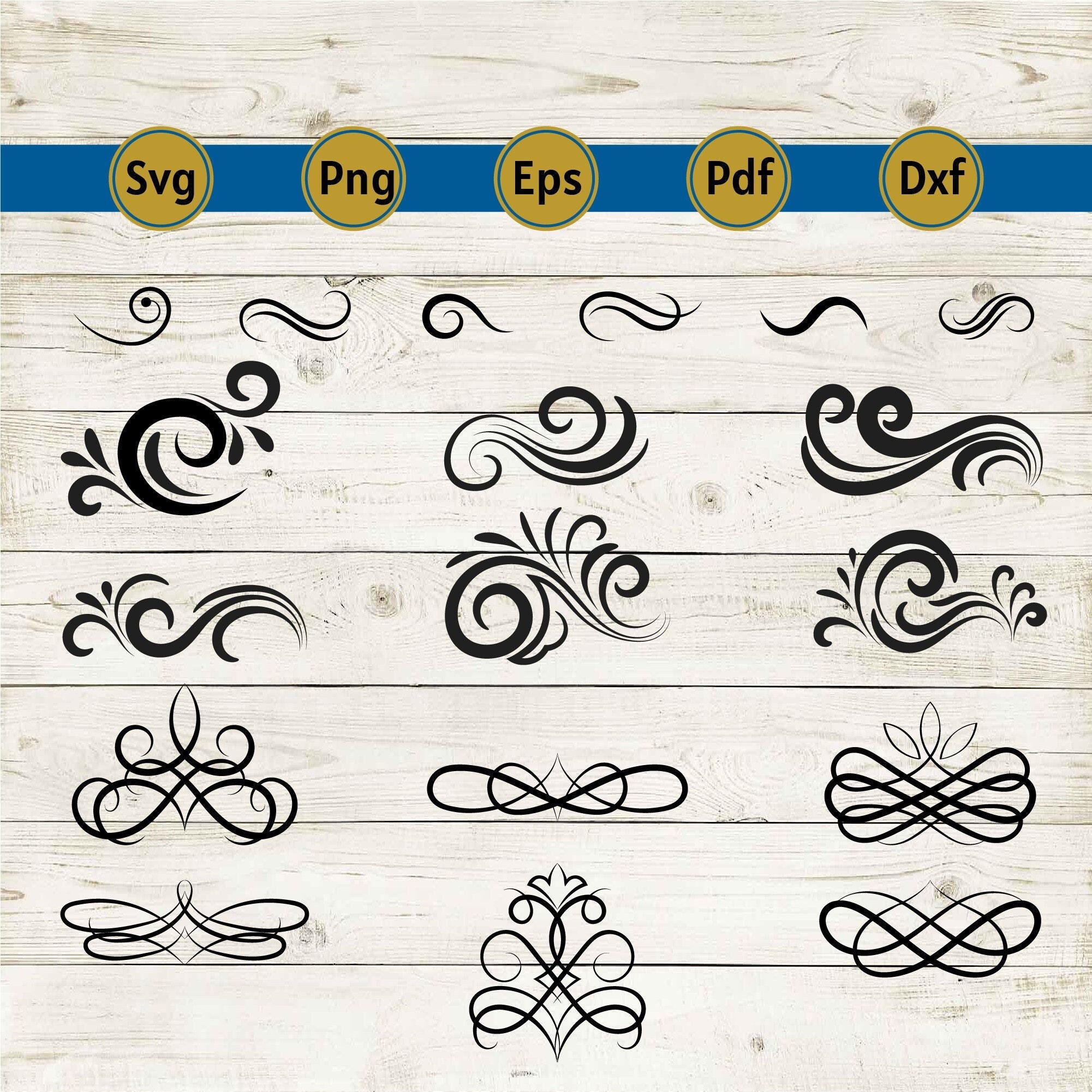 Filigree Svg Swirl Svg Swirls Svg Flourish Svg Scroll Svg - Etsy