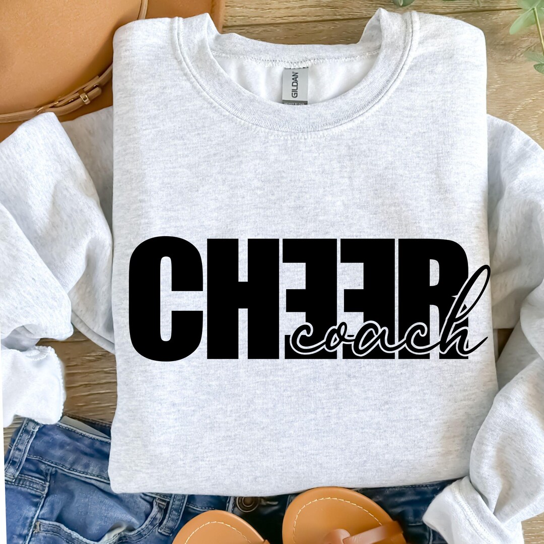 Cheer Coach Svg, Png Dxf Eps, Cheerleader Coach Shirt, Megaphone Svg ...