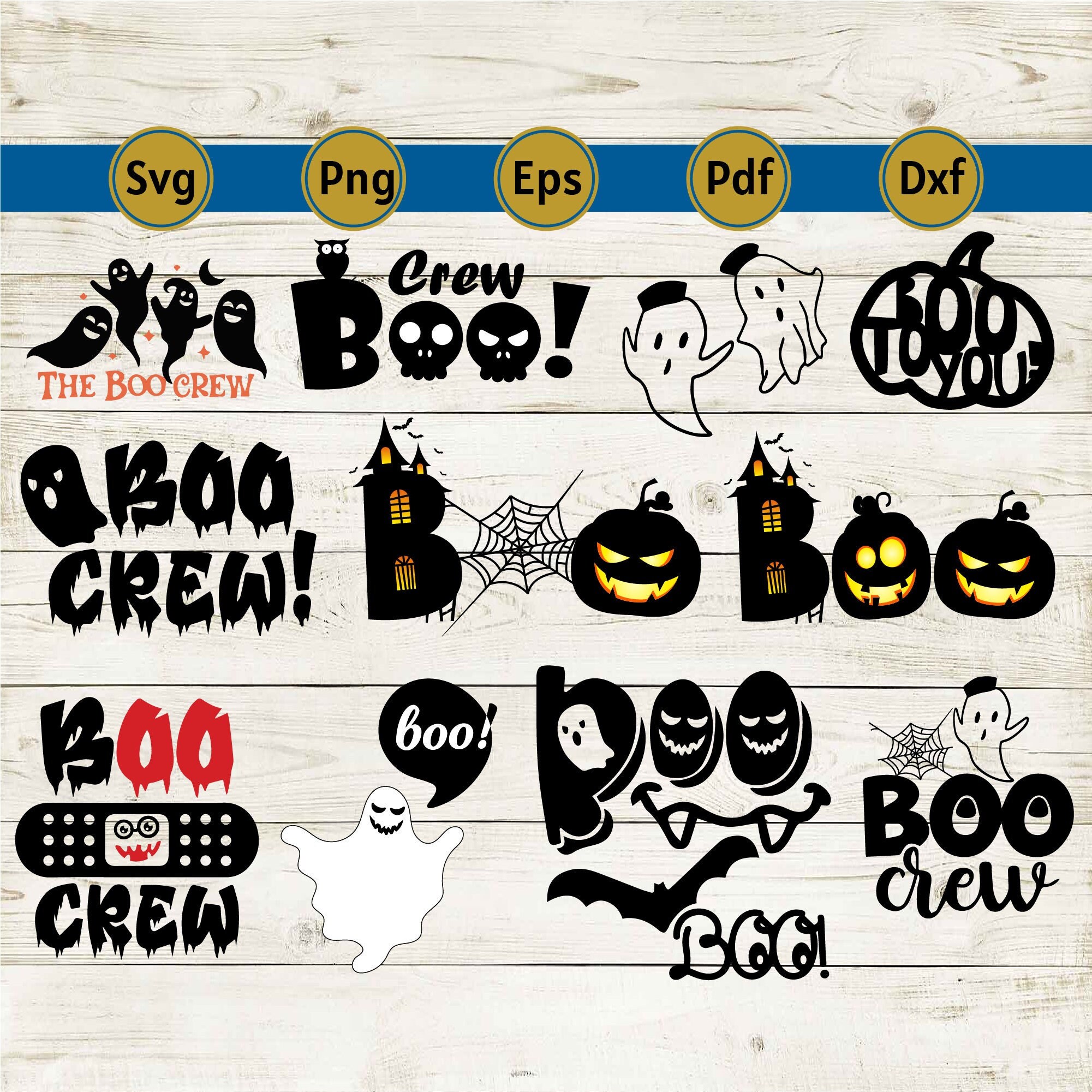 Little Ghost Svg, Boo Crew Svg, Boo Svg, Ghost Svg, Boo Boo Crew Svg ...