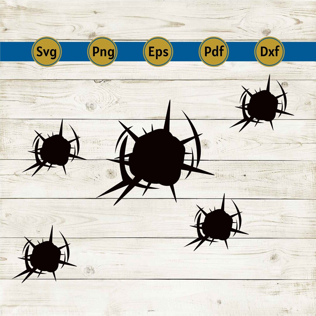 Bullet Hole Svg, Bullet Hole Png Clipart, Bullet Hole Shirt, Bullet ...