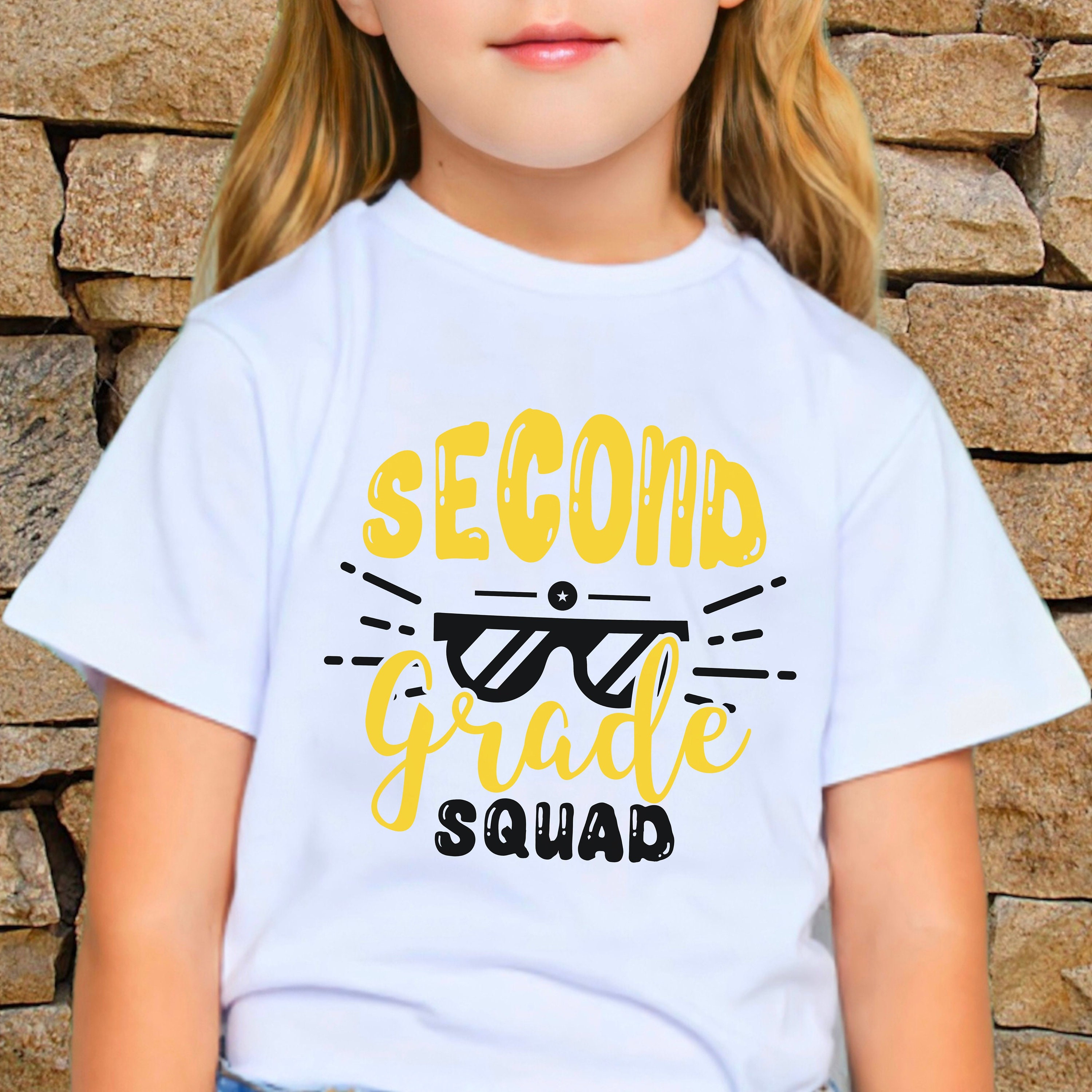 2nd Grade Svg 2nd Grade Png Second Grade Shirt 2nd Grade - Etsy