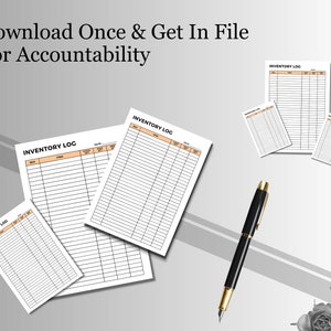 Inventory Management, Inventory Tracker, Inventory Sheet, Inventory ...