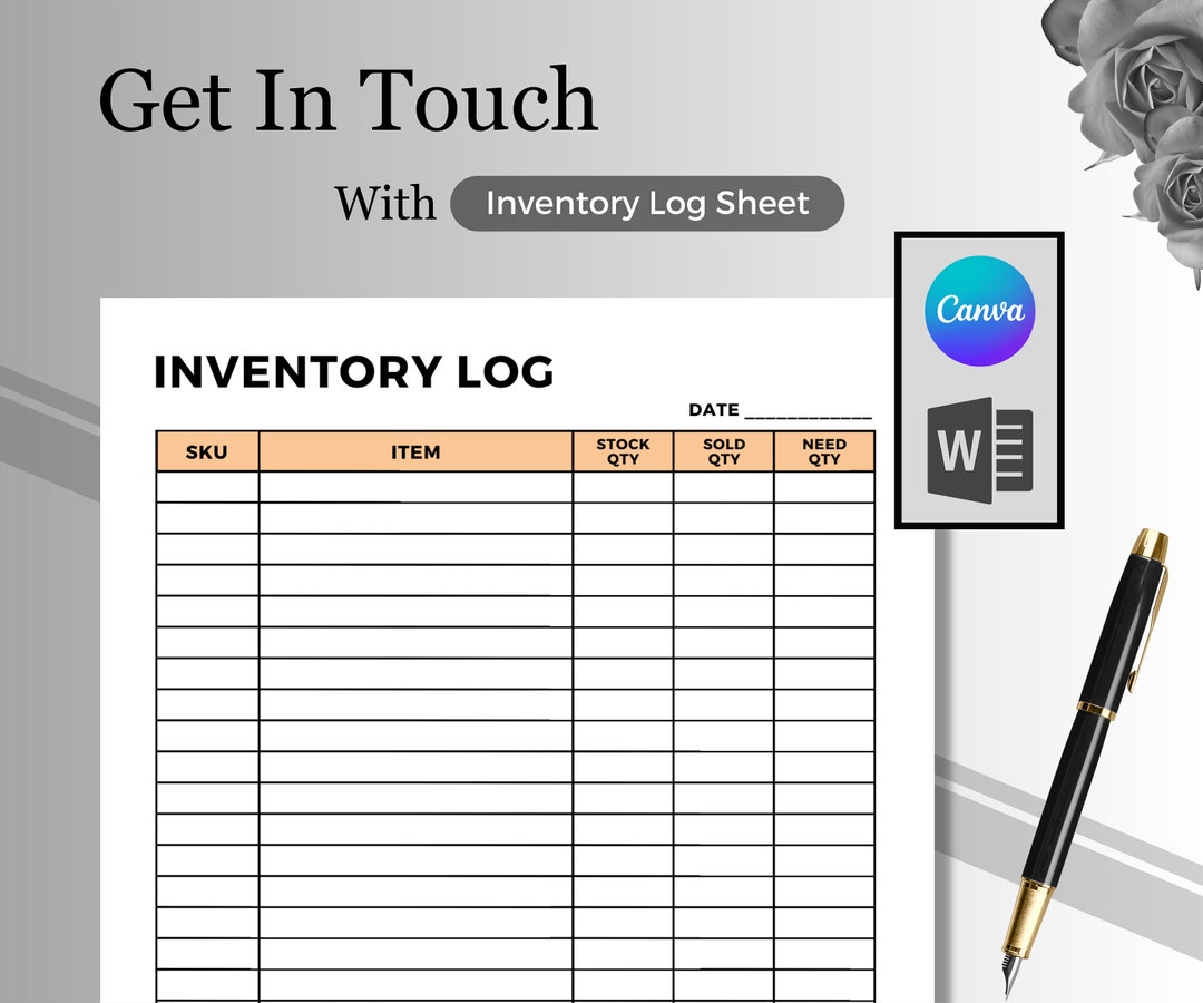 Inventory Management, Inventory Tracker, Inventory Sheet, Inventory ...