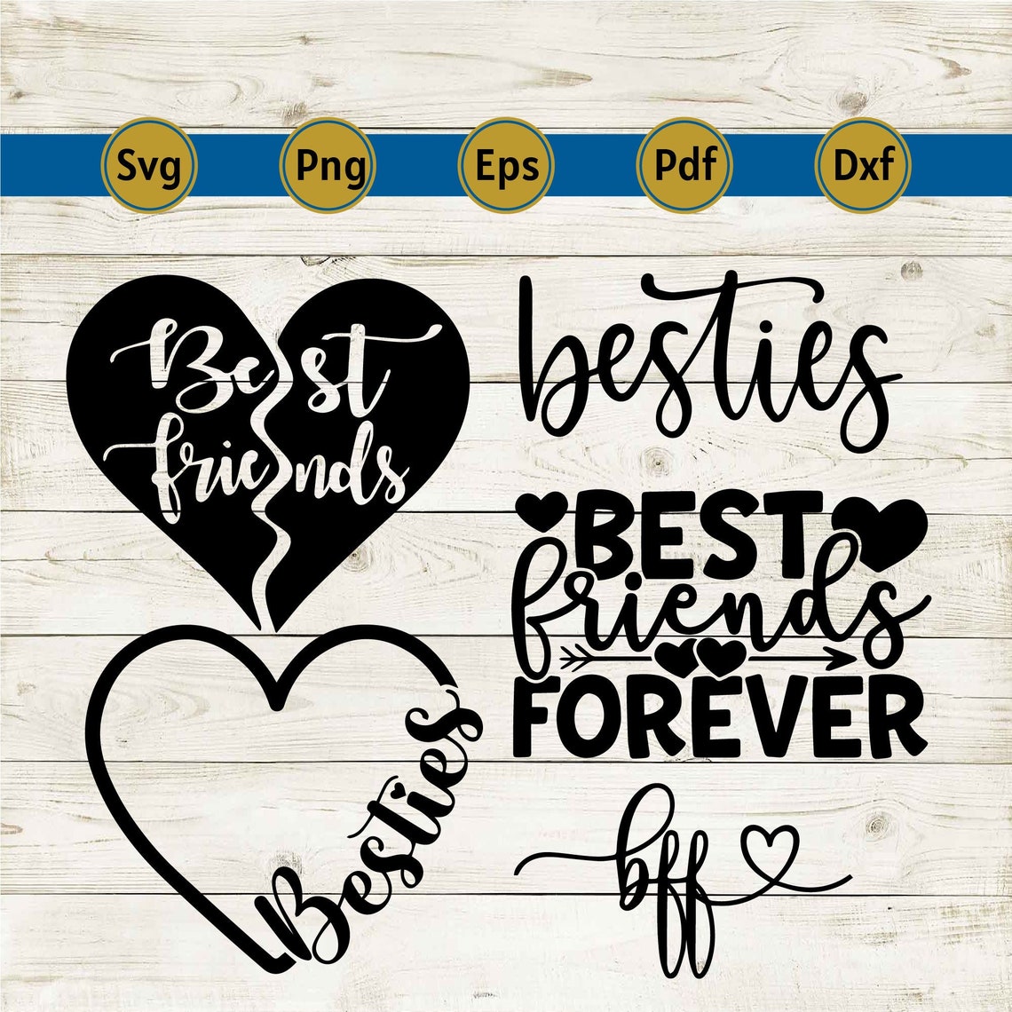 Best Friend Svg Friendship Svg Friends Svg Bff Svg Best - Etsy