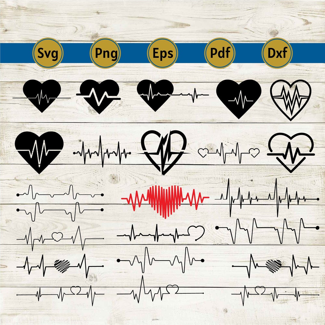 Heart Beat Svg, Healthcare Svg, Ekg Svg, Cardiogram Pulse, Stethoscope ...