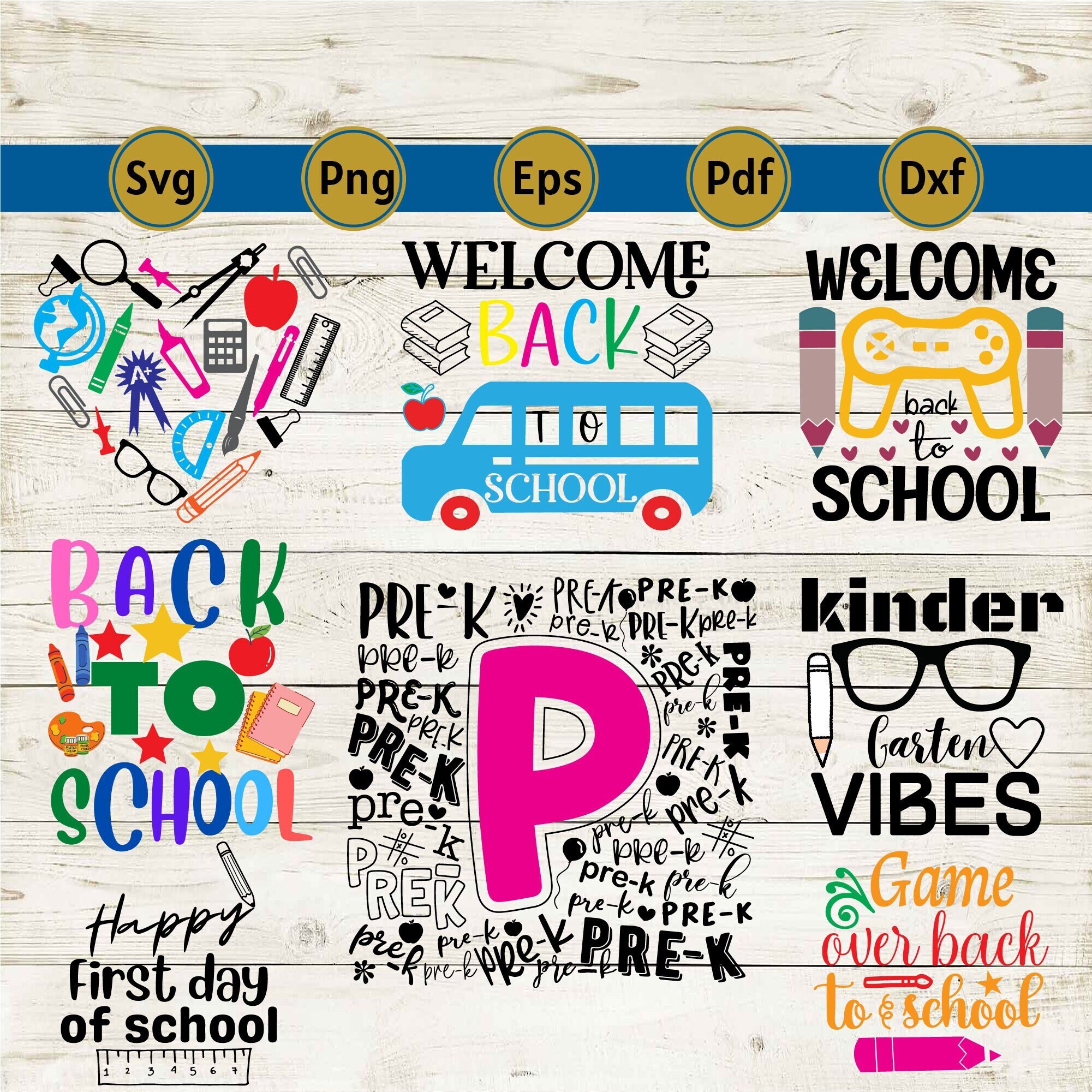 2023 Back to School Svg, Pre K Svg, Back to School Png, Back to School ...