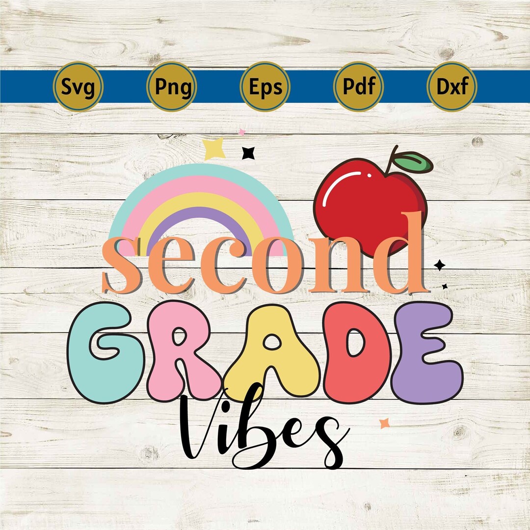 2nd Grade Svg, 2nd Grade Png, Second Grade Shirt, 2nd Grade Twosday ...