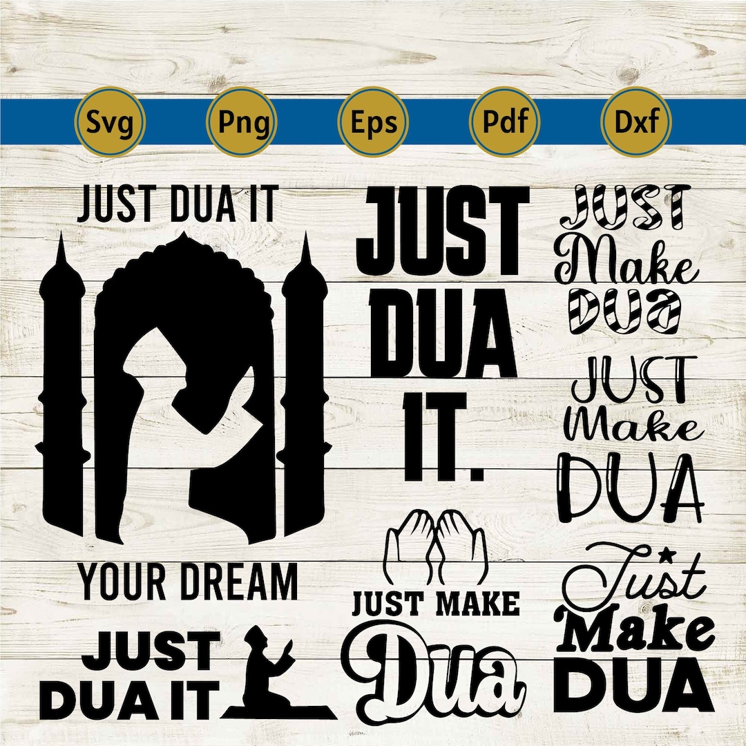 Just Dua It Svg, Islmic Svg, Ramadan Svg, Muslim Gift, Tasbeeh Svg, Eid ...