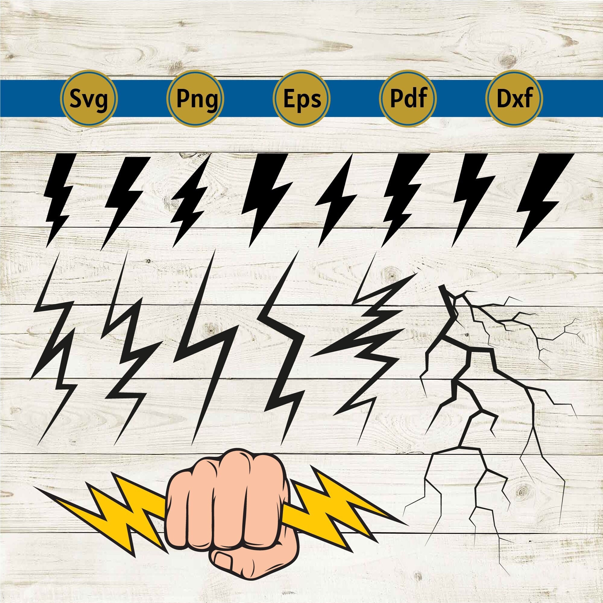Lightning Bolt Svg, Lightning Svg, Flash Svg, Thunder Svg, Storm Svg ...