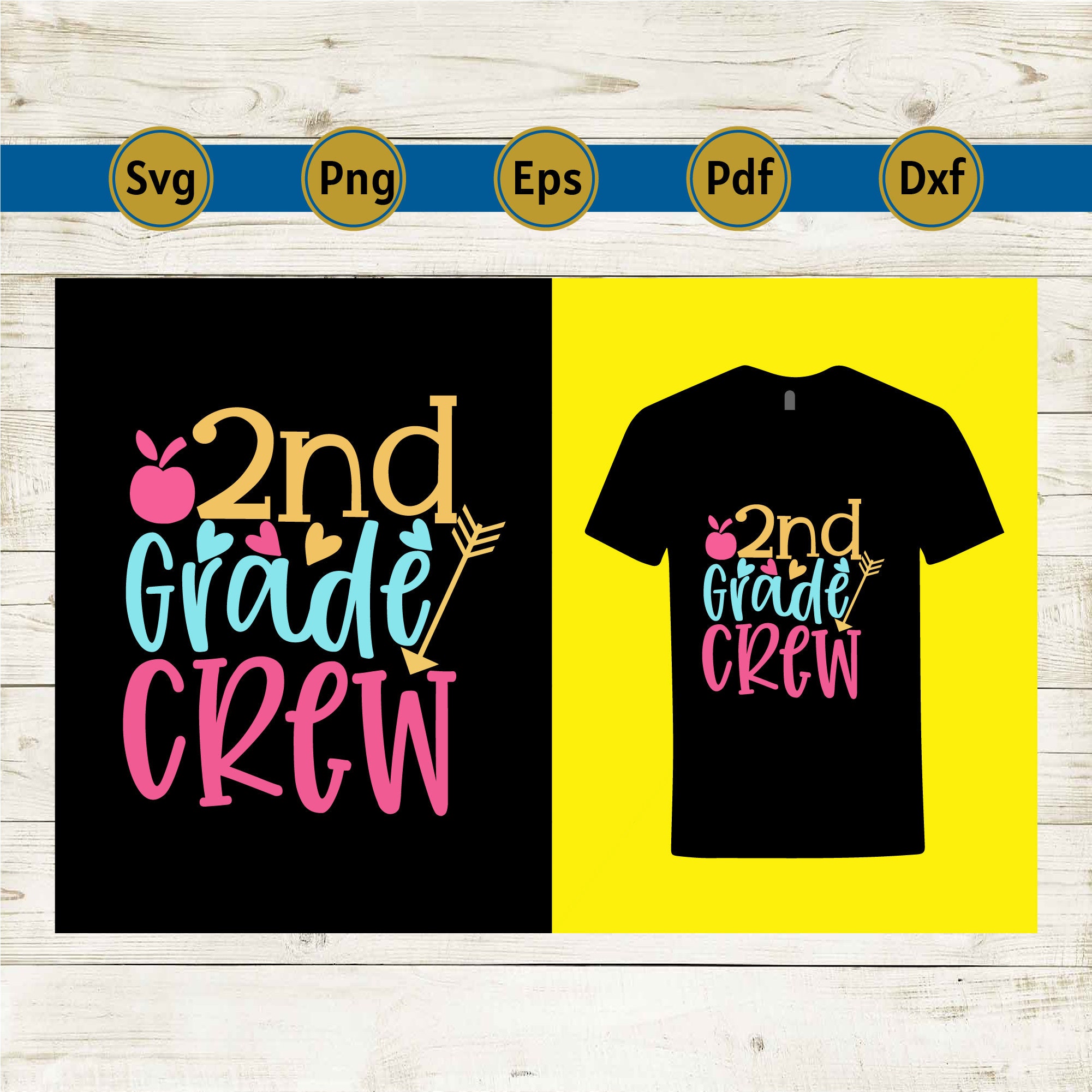 2nd Grade Svg 2nd Grade Png Second Grade Shirt 2nd Grade - Etsy